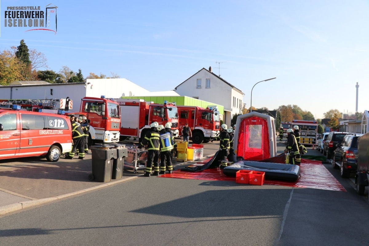 Iserlohn: Stechender Geruch ruft Feuerwehr auf den Plan Iserlohn: Stechender Geruch ruft Feuerwehr auf den Plan